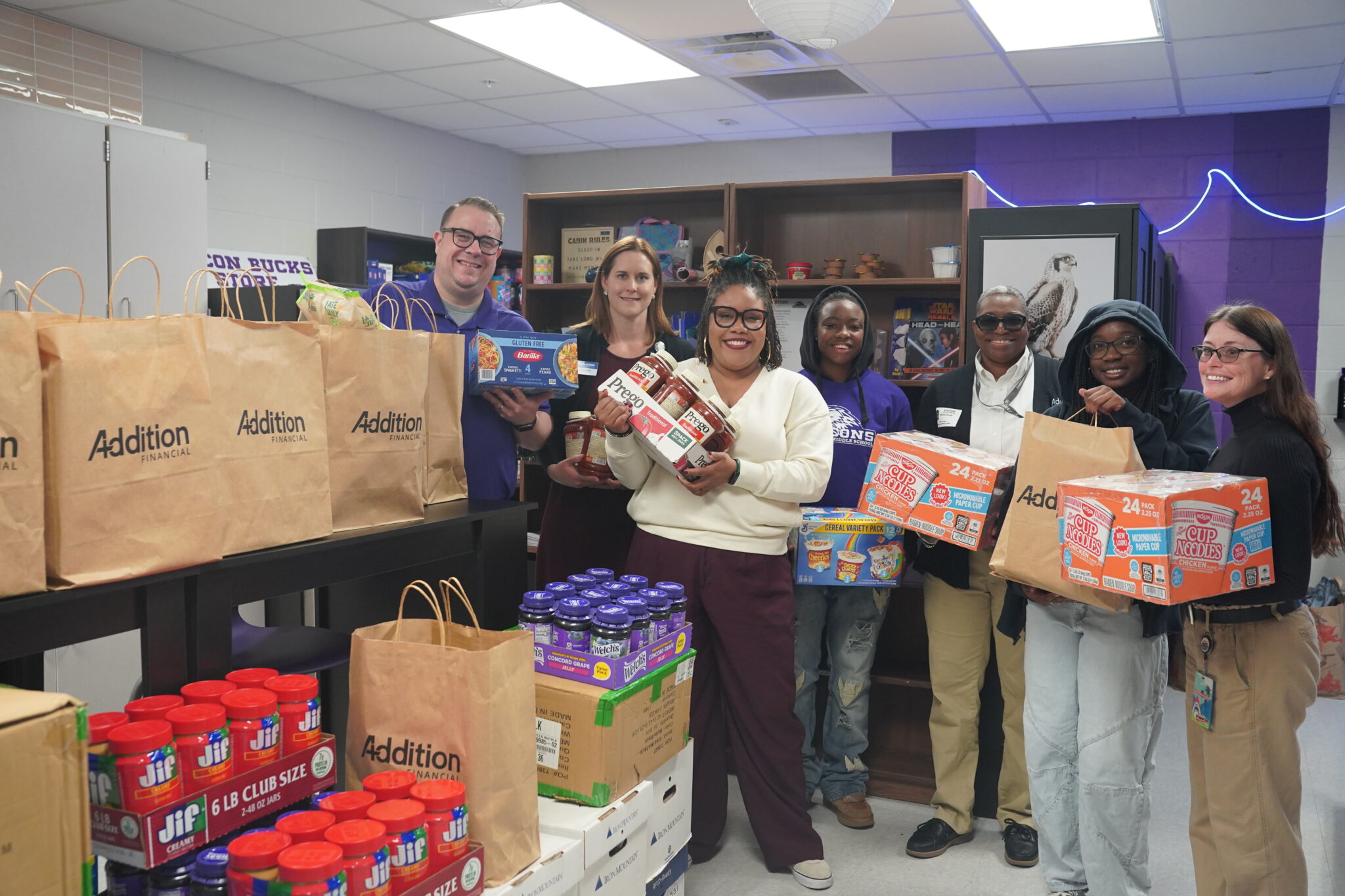 Addition Financial CU volunteers deliver more than a ton of food - The ...